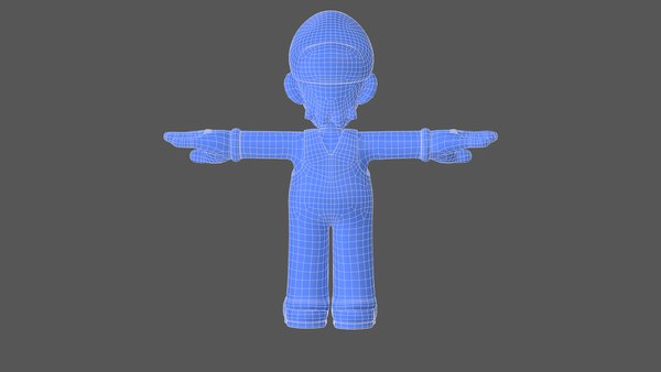 3D model Luigi Character Mario Rabbids Sparks of Hope 8K - TurboSquid ...