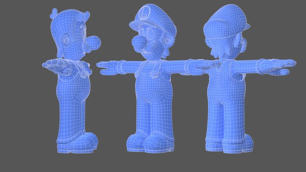 3D model Luigi Character Mario Rabbids Sparks of Hope 8K - TurboSquid ...