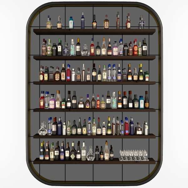 Bar Storage Rack 3D Models for Download | TurboSquid