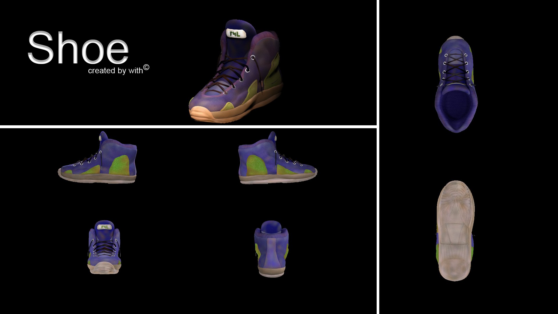 3D Skater Shoe - TurboSquid 1435526