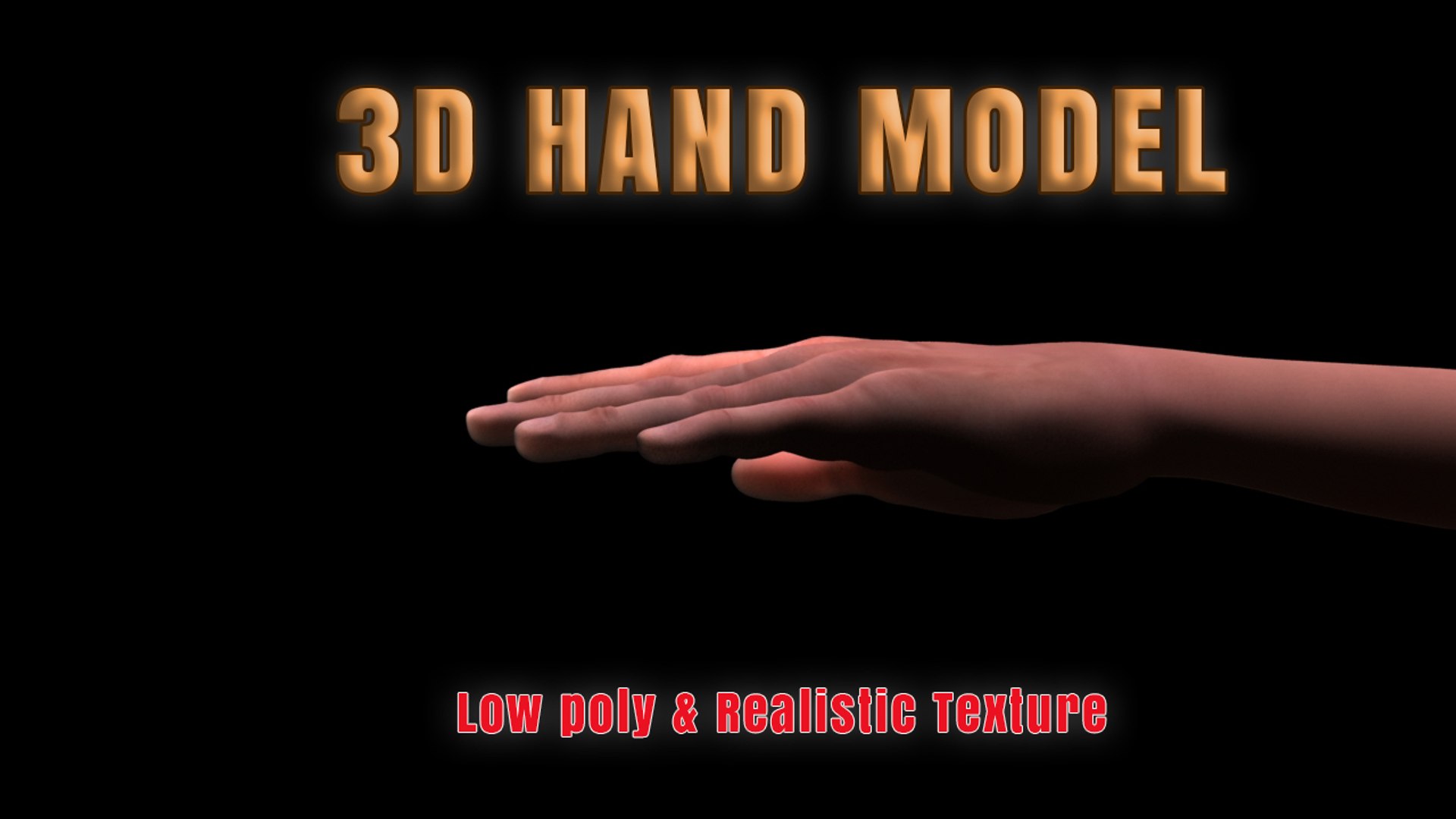 3ds Max Ready Realistic Hand