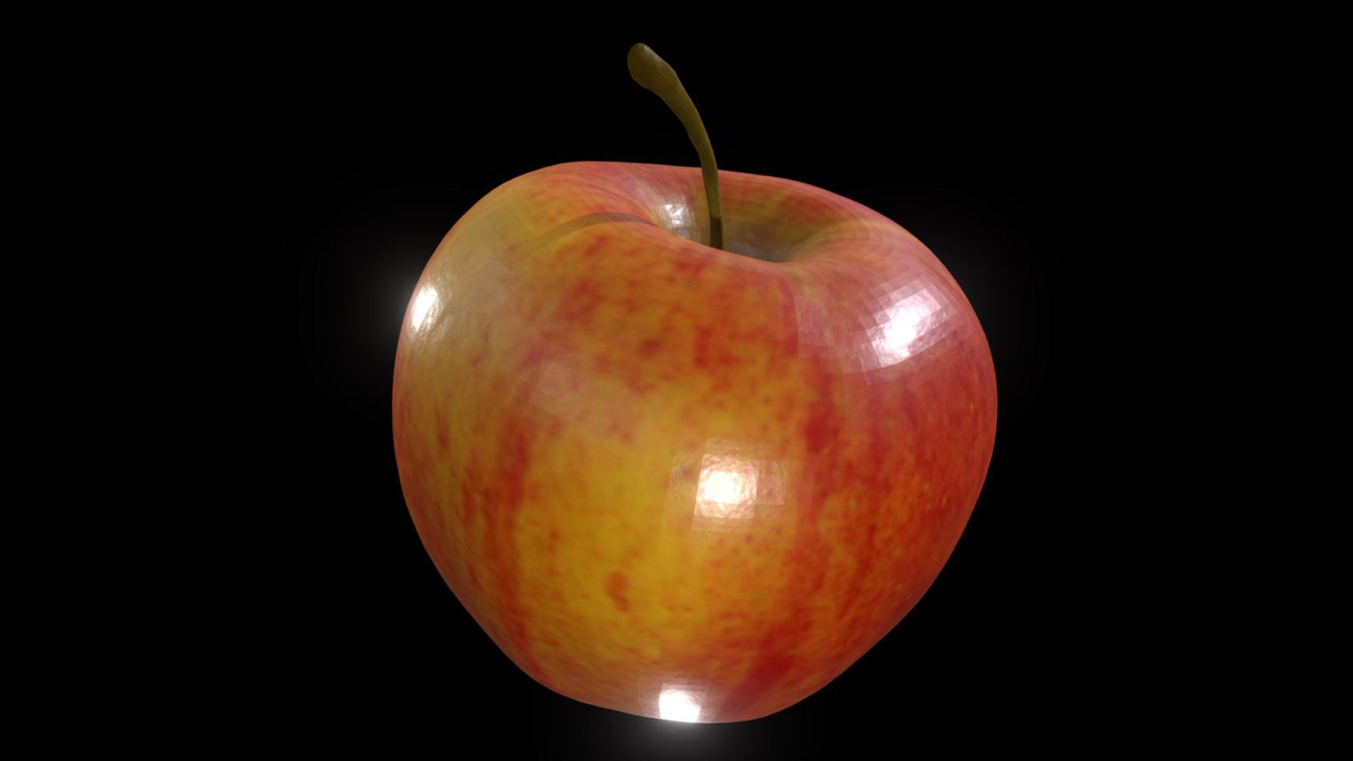 3D Apple Vr Ar Model - TurboSquid 1696466