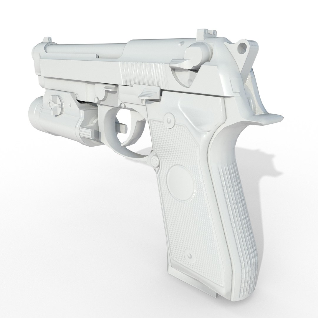 3D Beretta M9 - TurboSquid 2094374