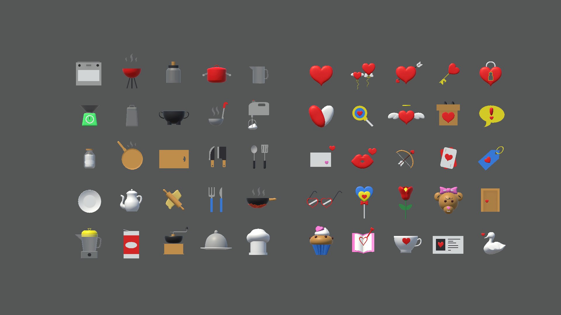 CDL 3D Icon Packs 3D Model - TurboSquid 2198701