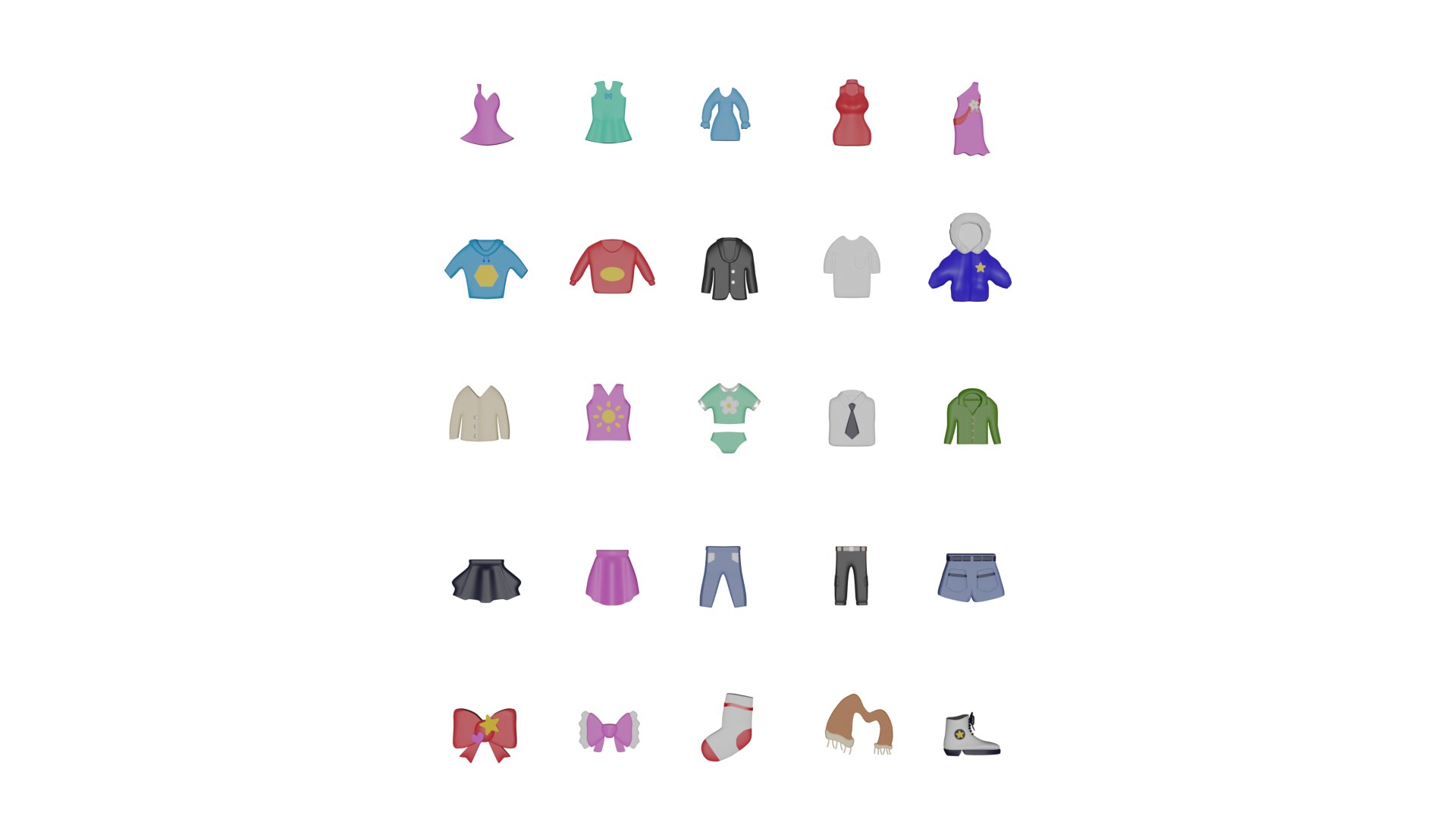 CDL 3D Icon Packs 3D Model - TurboSquid 2198701