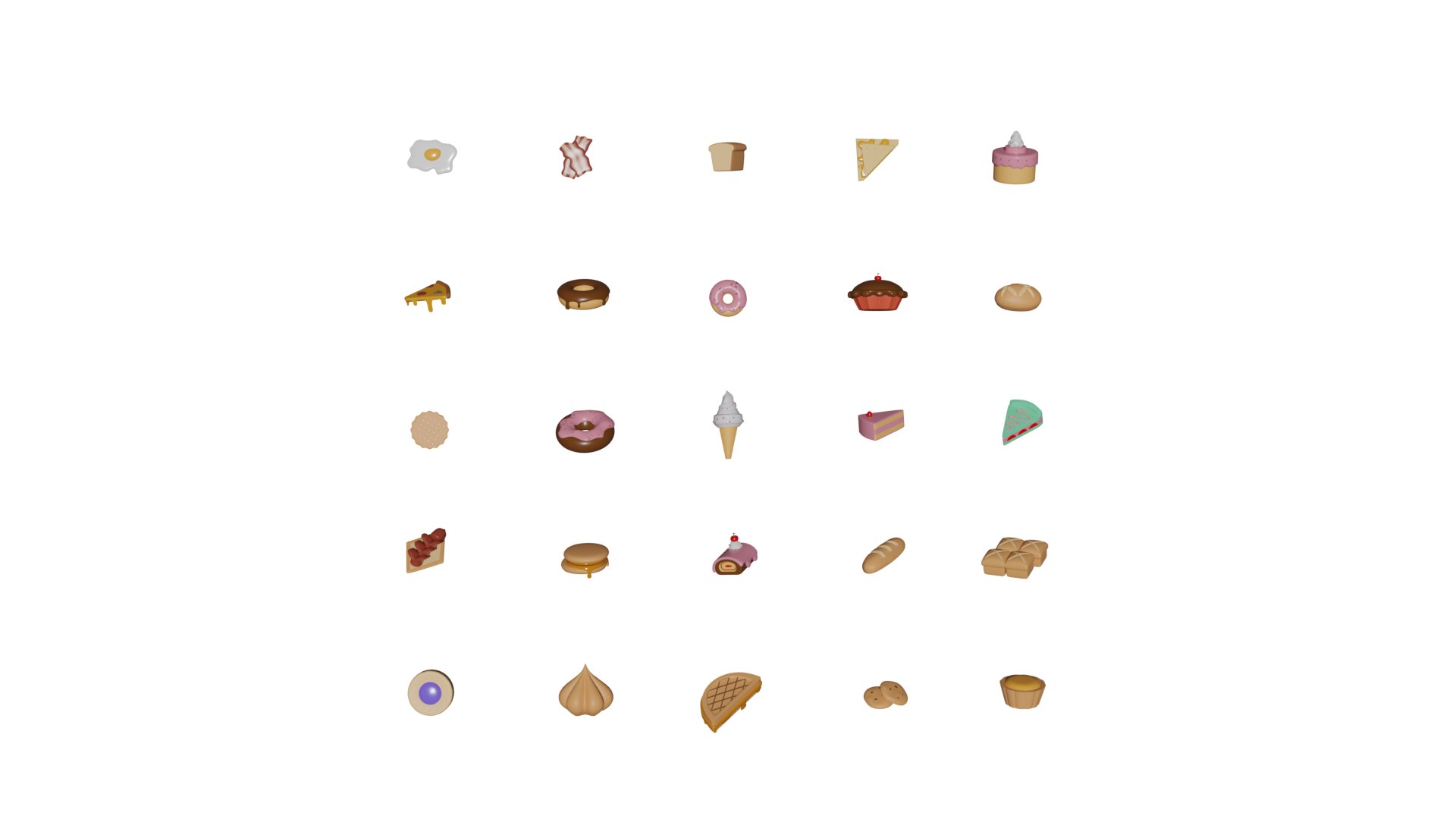 CDL 3D Icon Packs 3D Model - TurboSquid 2198701