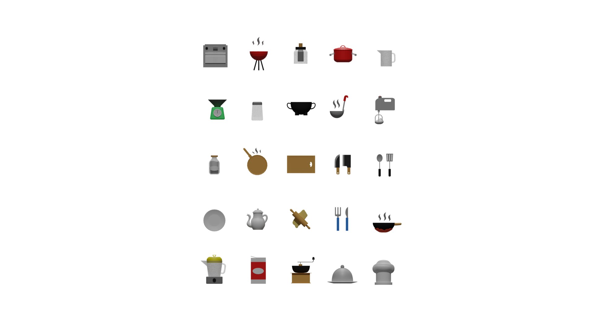 CDL 3D Icon Packs 3D Model - TurboSquid 2198701