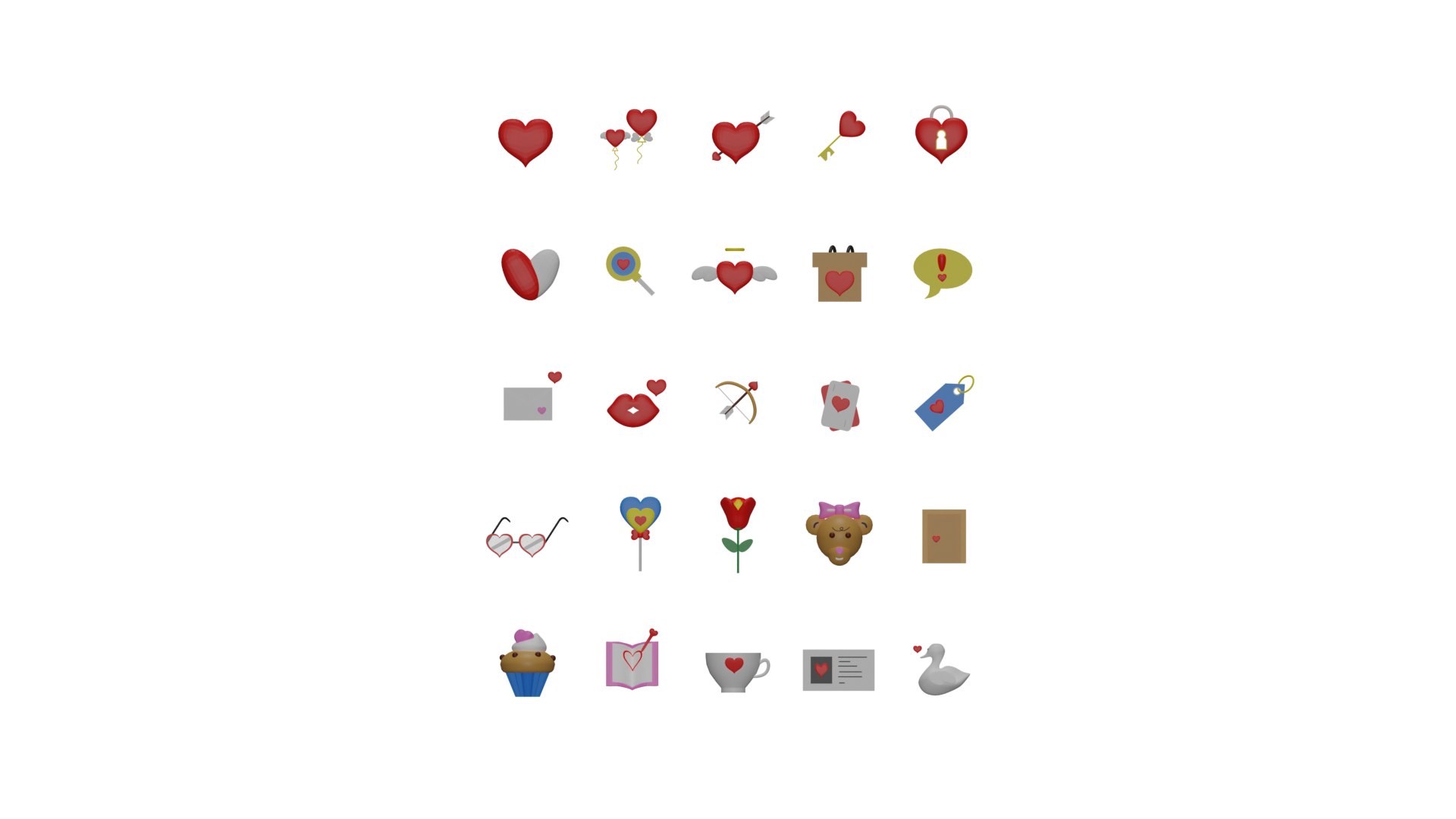 CDL 3D Icon Packs 3D Model - TurboSquid 2198701