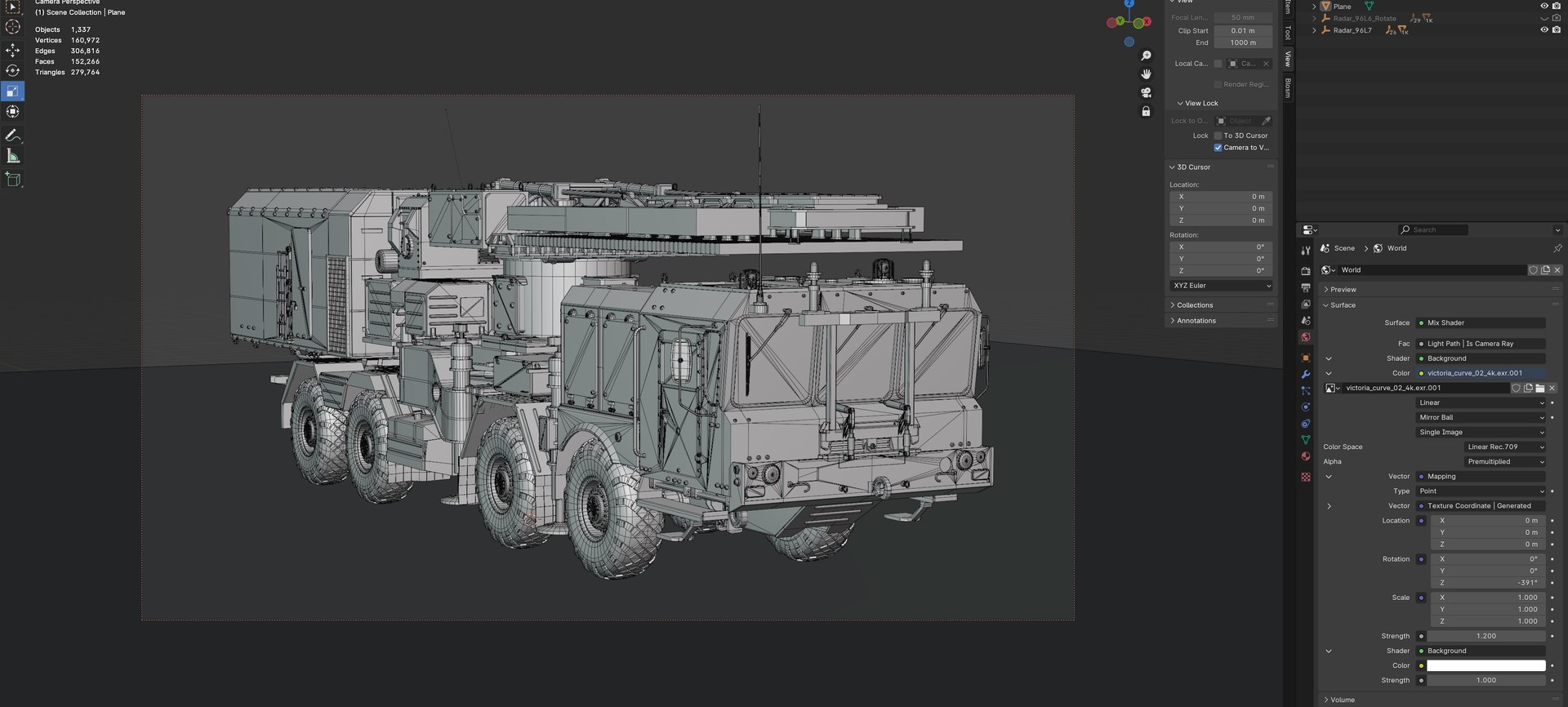 3D Model 96L6 Radar CHEESE BOARD - TurboSquid 2280580