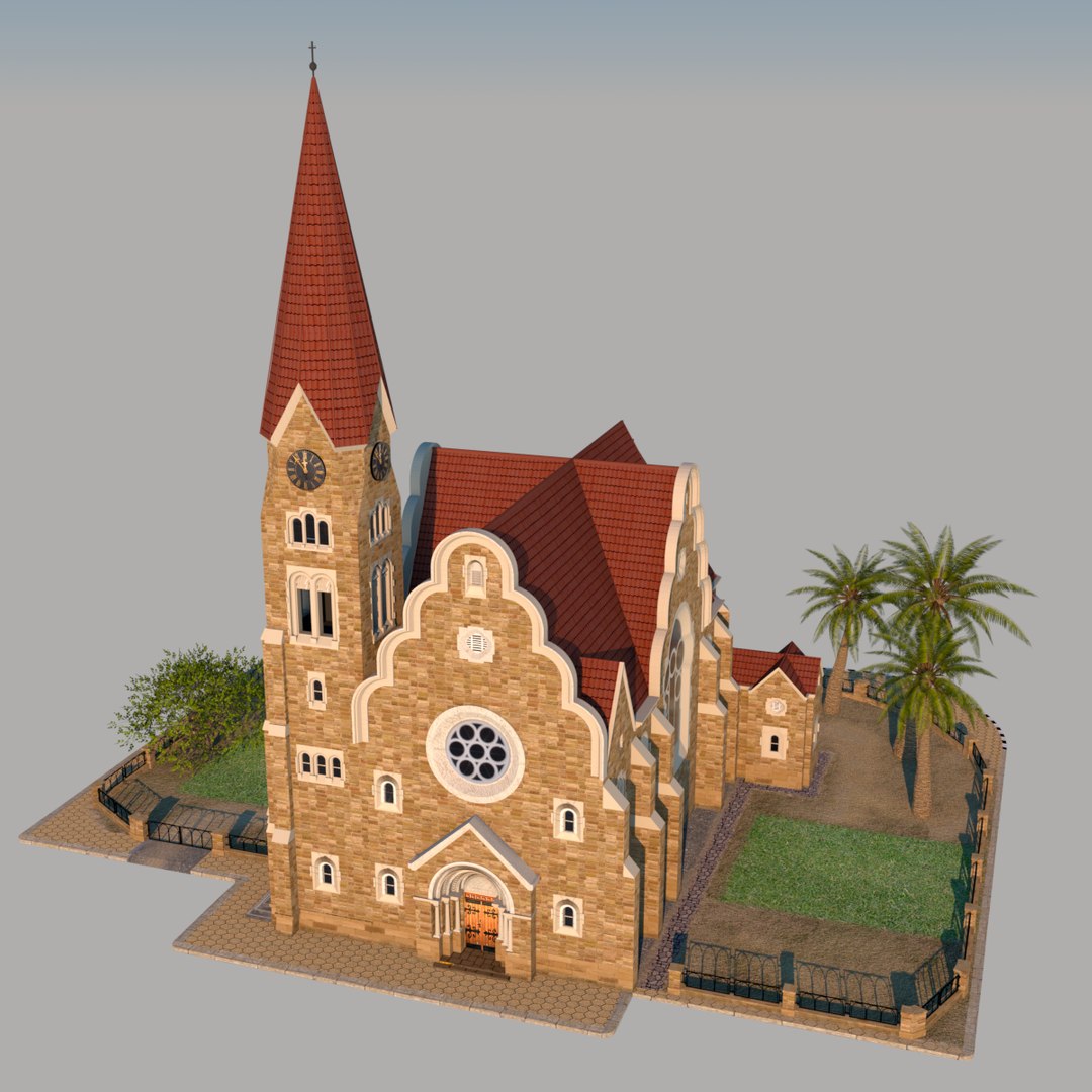 3D Christ Church Windhoek - TurboSquid 1818928