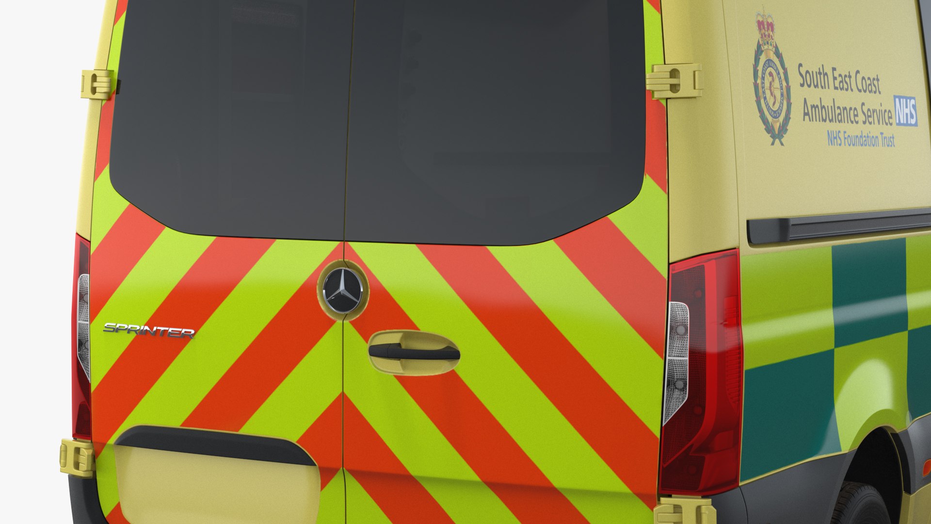 Mercedes benz sprinter emergency 3D model - TurboSquid 1463632
