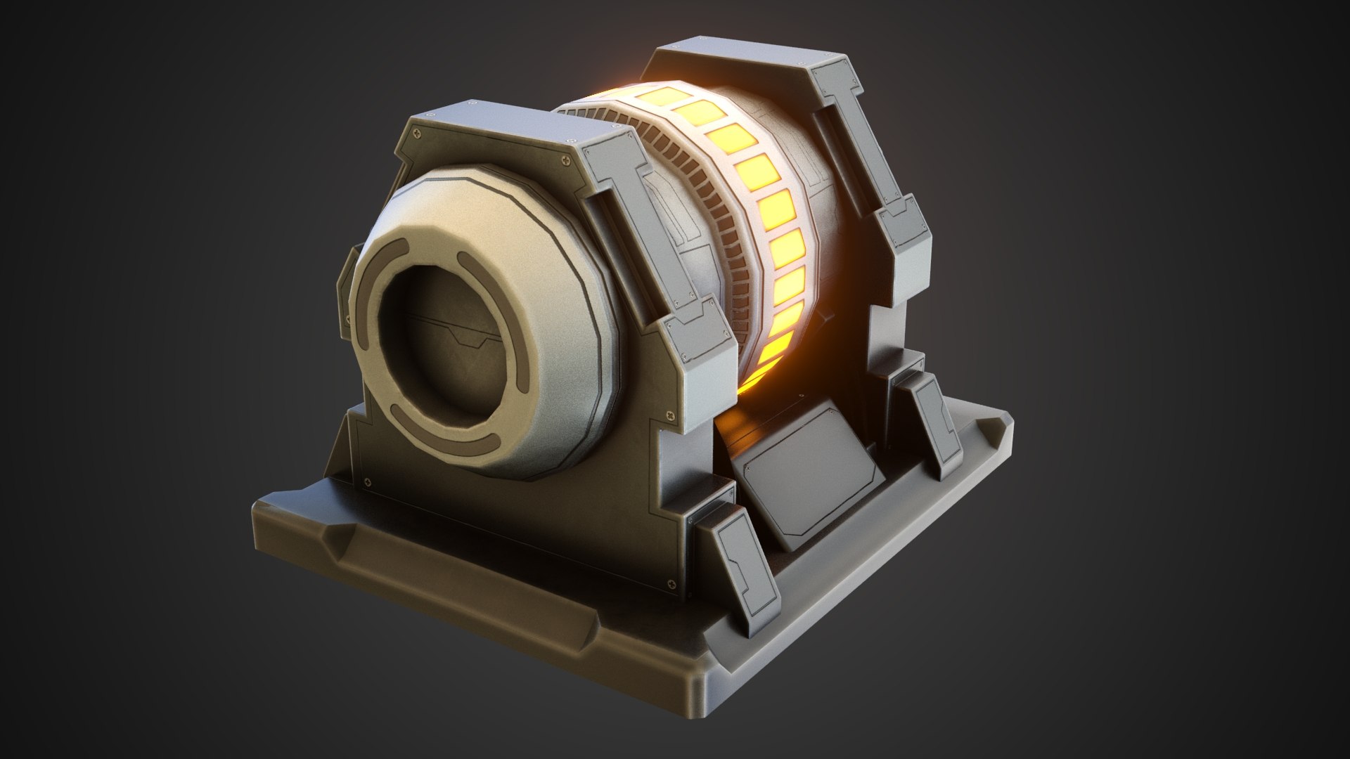 3D sci-fi stylized reactor - TurboSquid 2162542
