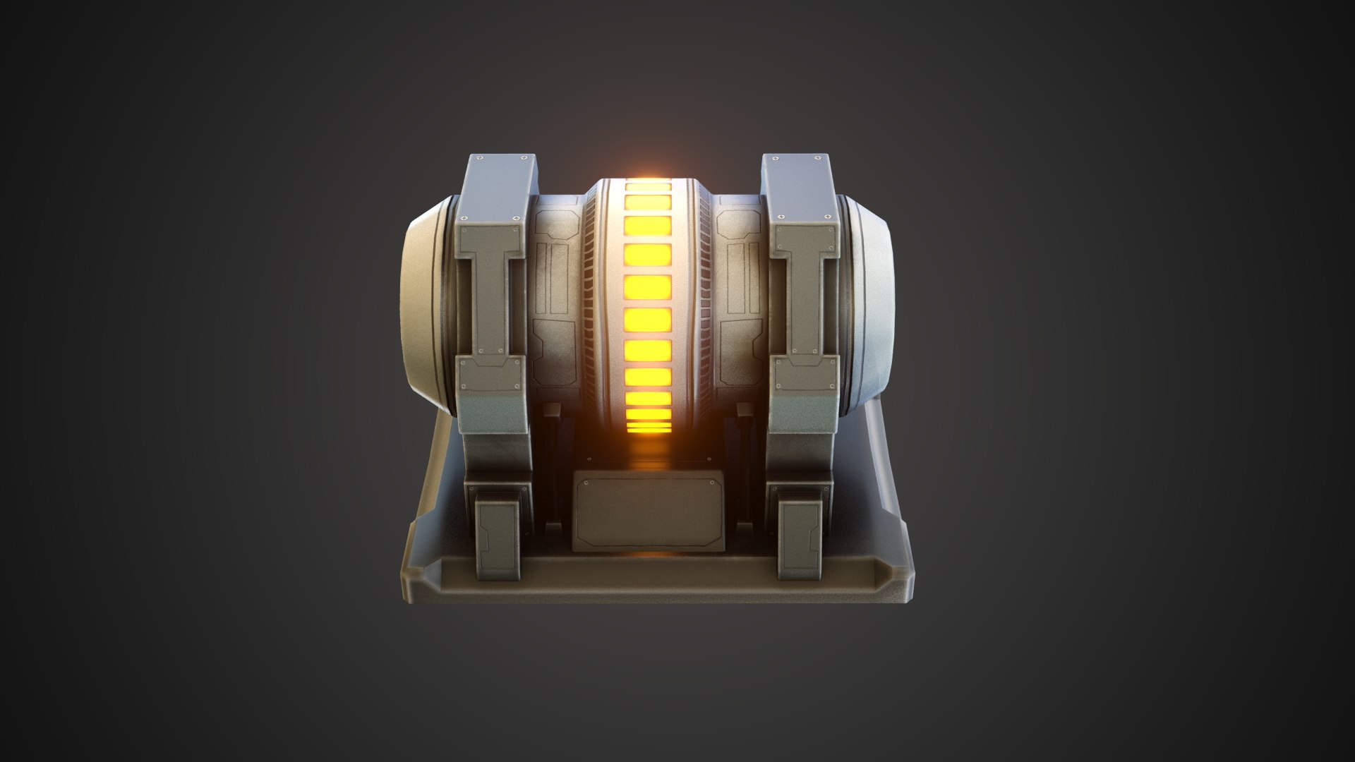 3D sci-fi stylized reactor - TurboSquid 2162542