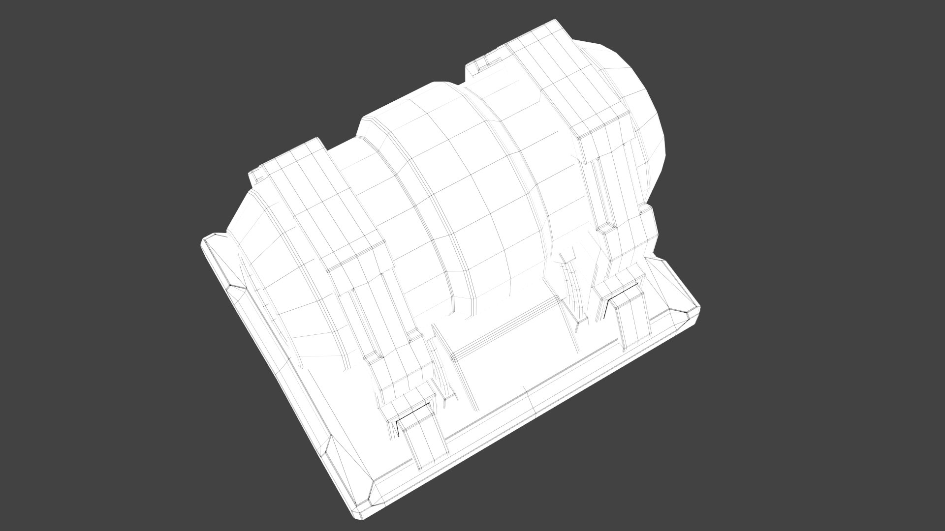 3D sci-fi stylized reactor - TurboSquid 2162542