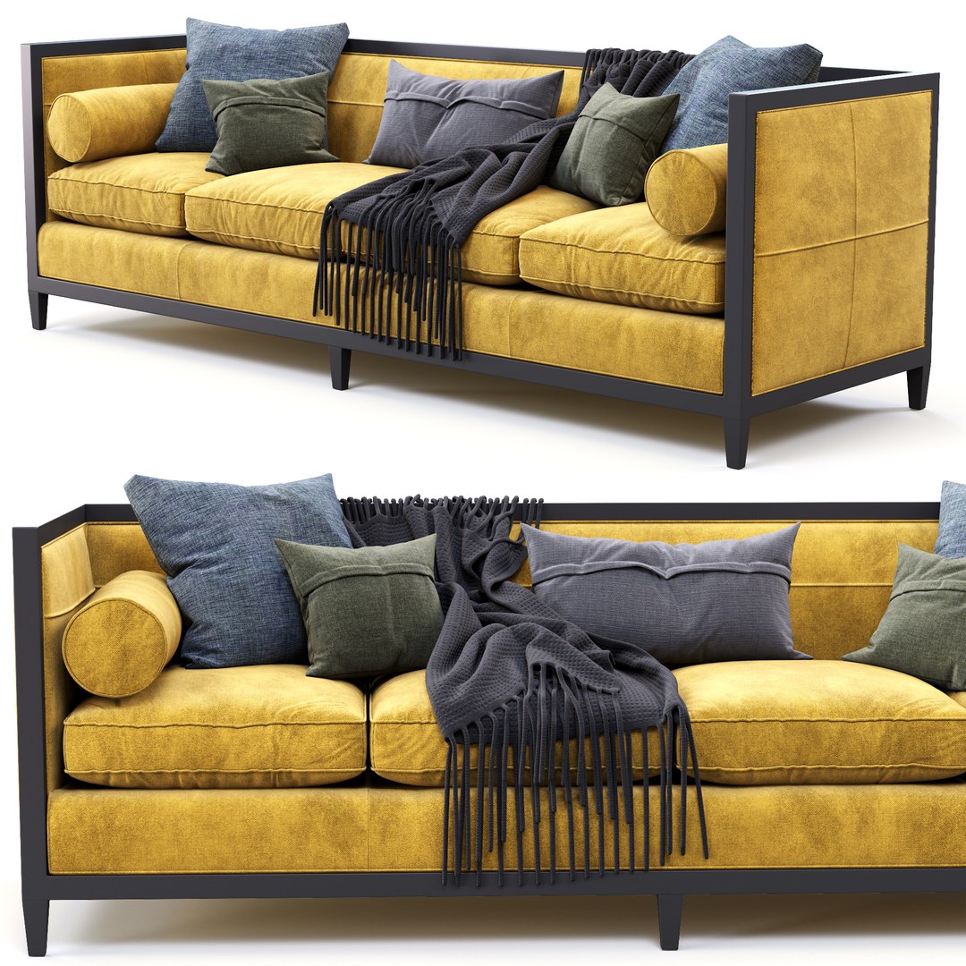 Baker Archetype Wood Banded 3D Model - TurboSquid 1573323