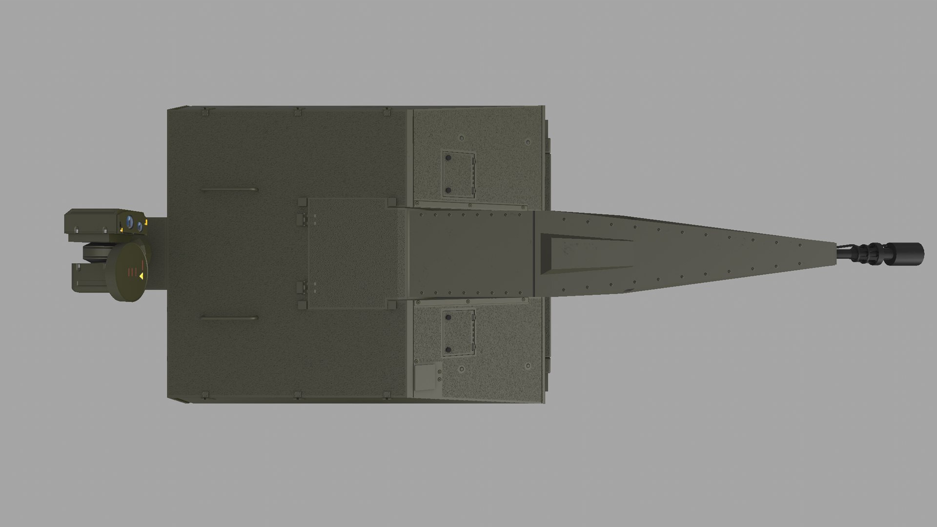 Oerlikon Skyshield Gun MK3 3D Model - TurboSquid 2062120