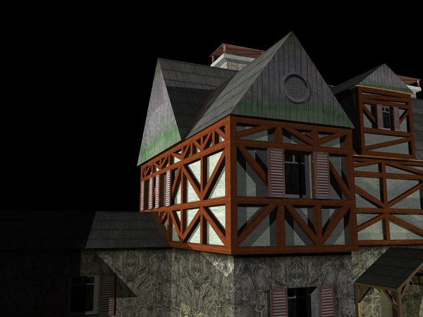 house games 3d model
