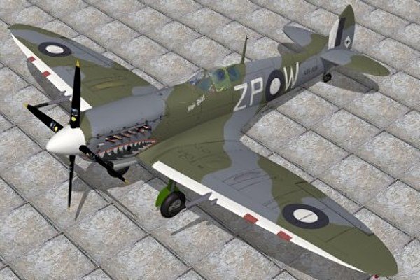 supermarine spitfire 3d max