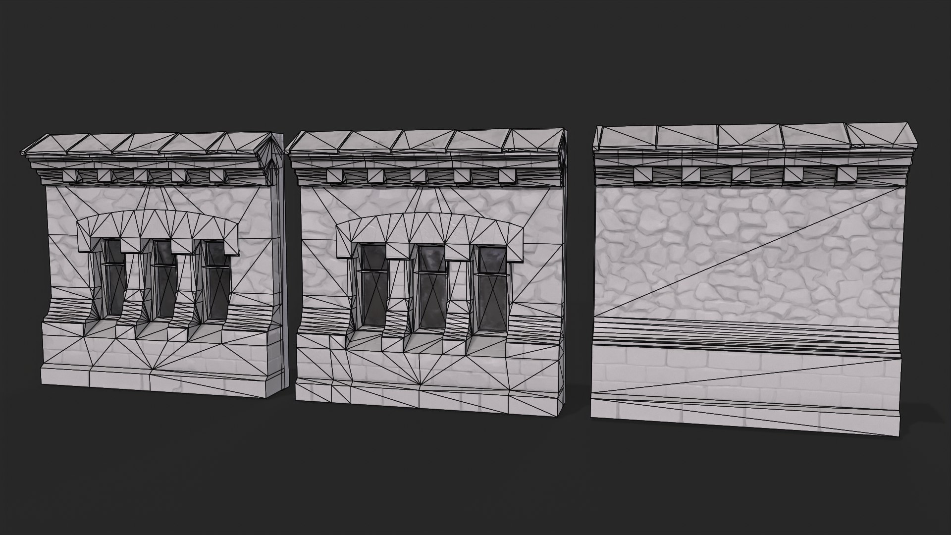 3D Old Medieval Castle Pack Model - TurboSquid 2161327