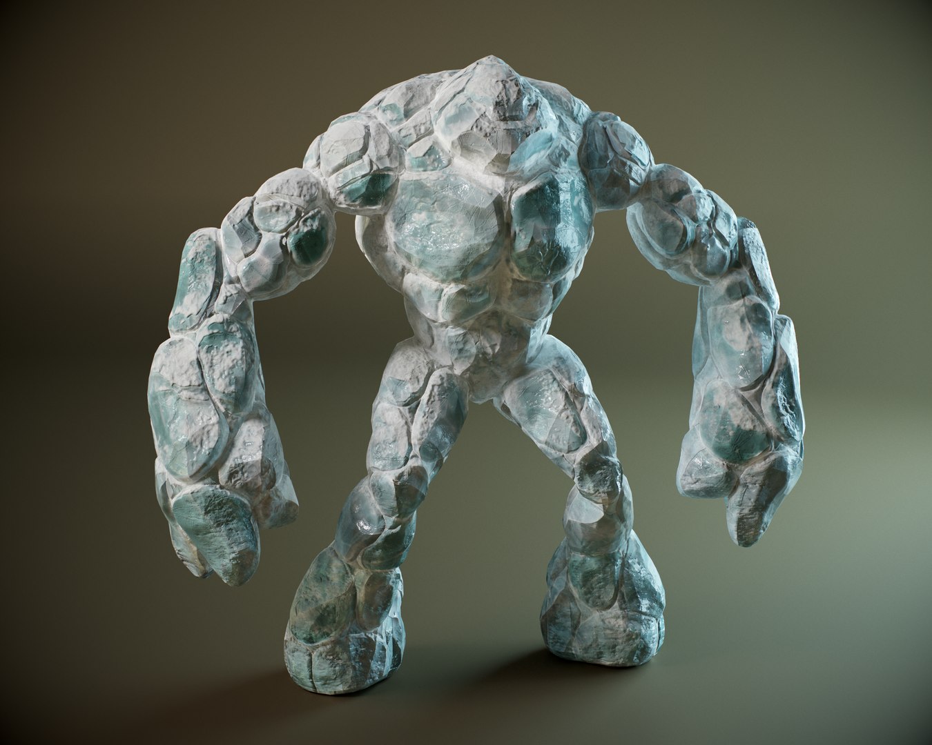 Golems Pack Rigged 3d Model