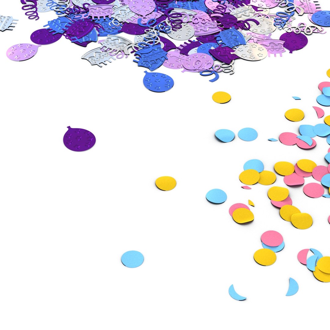 Confetti 3d Model