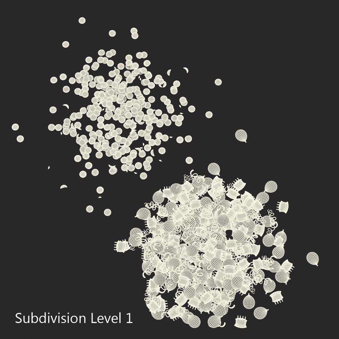 Confetti 3d Model
