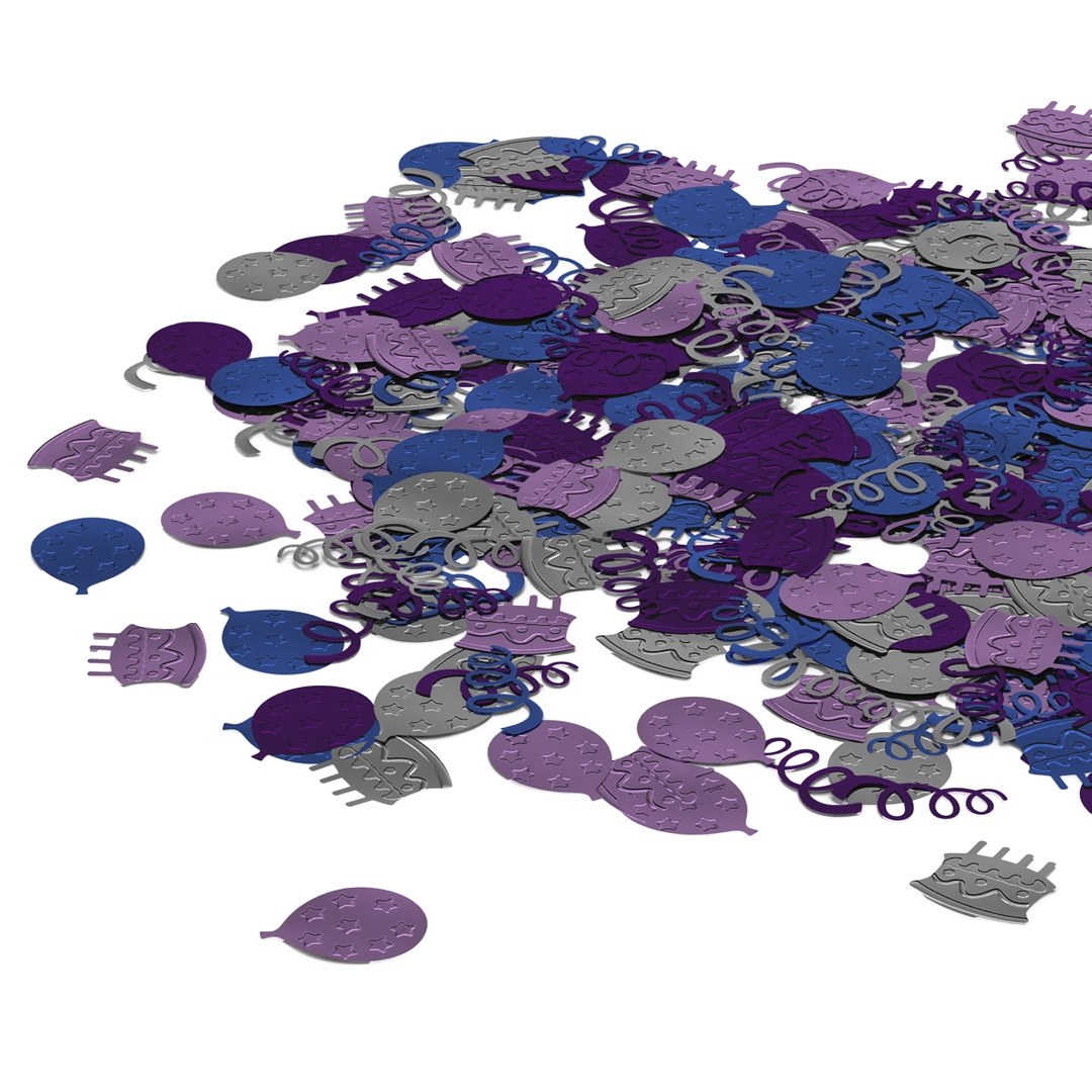 Confetti 3d Model
