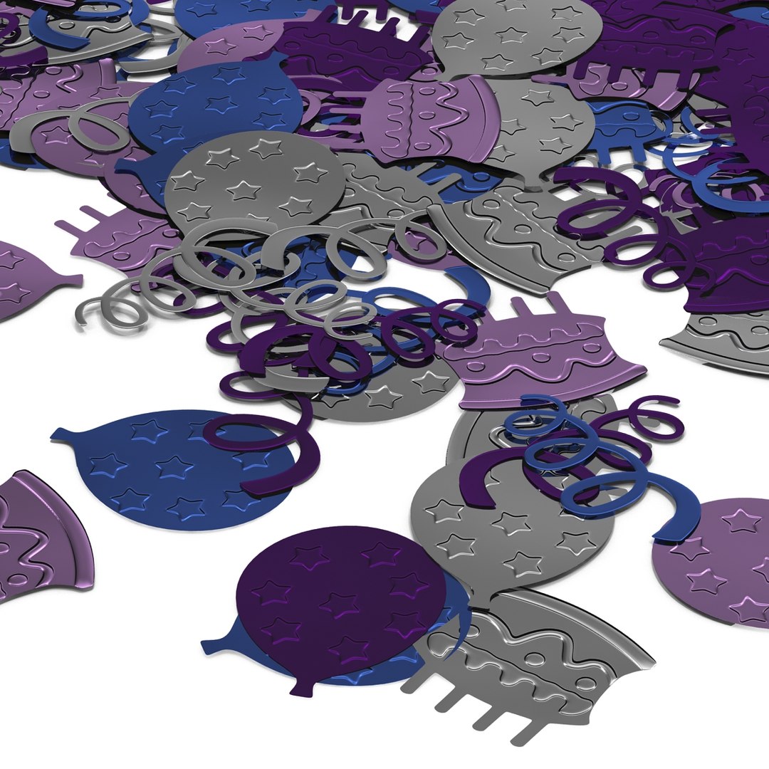 Confetti 3d Model
