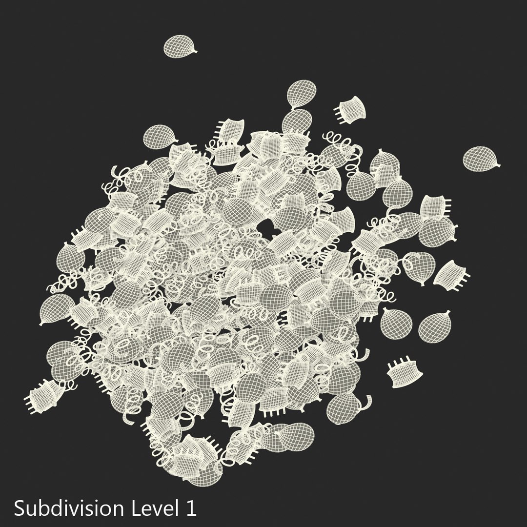 Confetti 3d Model
