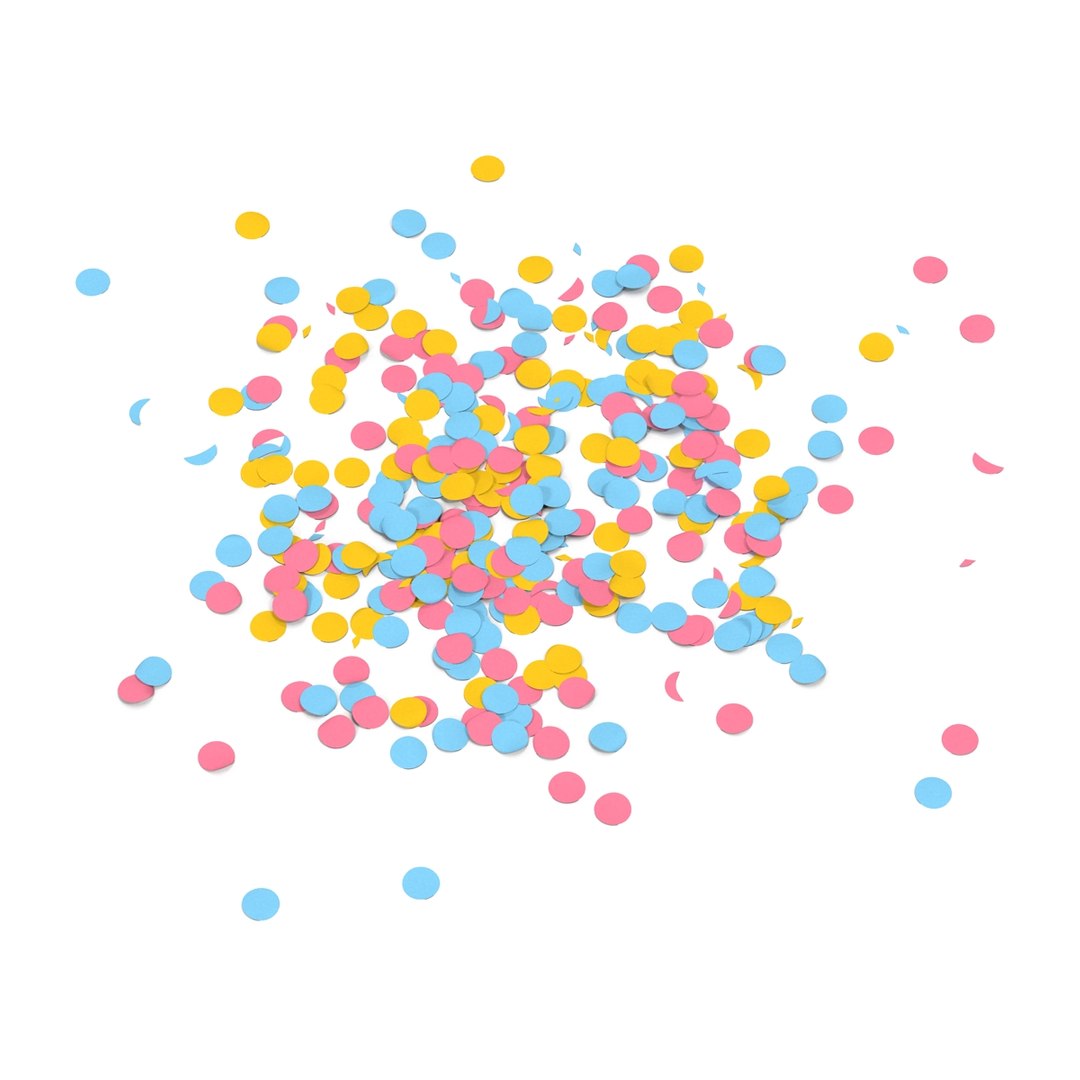 Confetti 3d Model