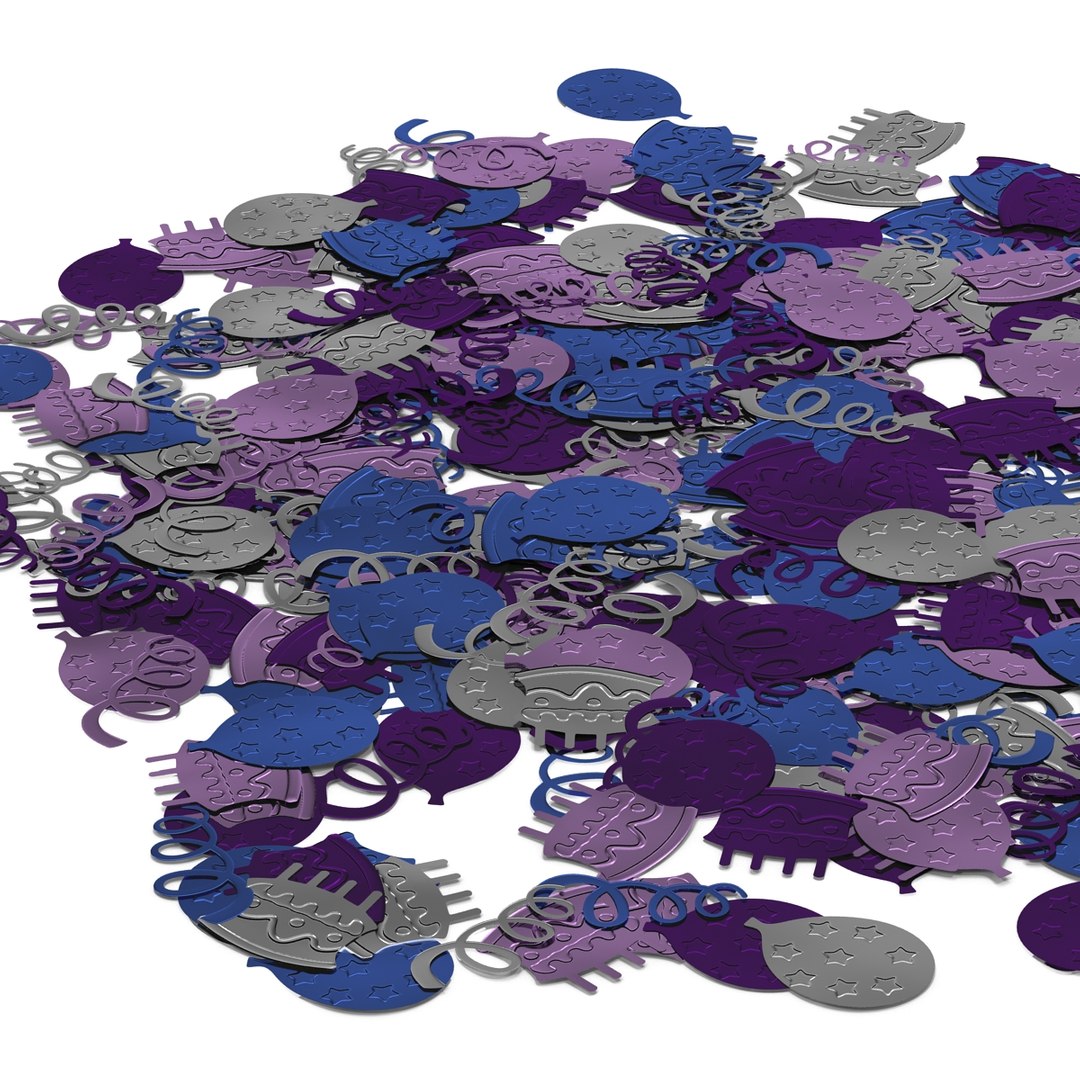 Confetti 3d Model