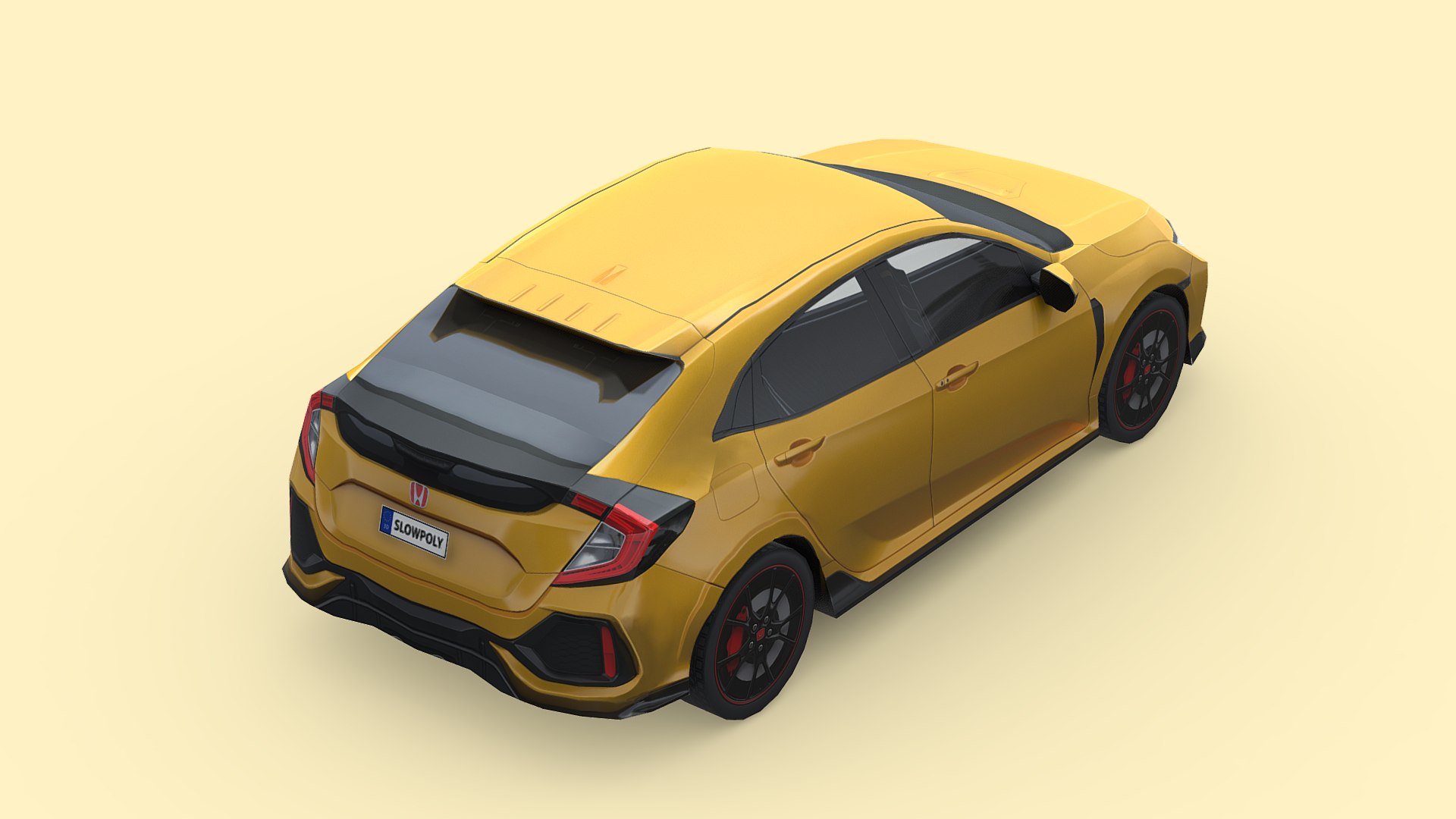 3D Model Honda Civic Type R 2018 - TurboSquid 2149888
