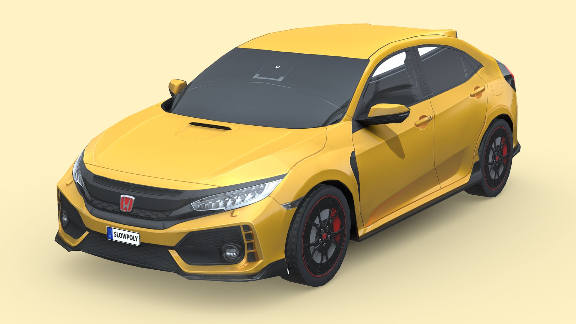 3D Model Honda Civic Type R 2018 - TurboSquid 2149888
