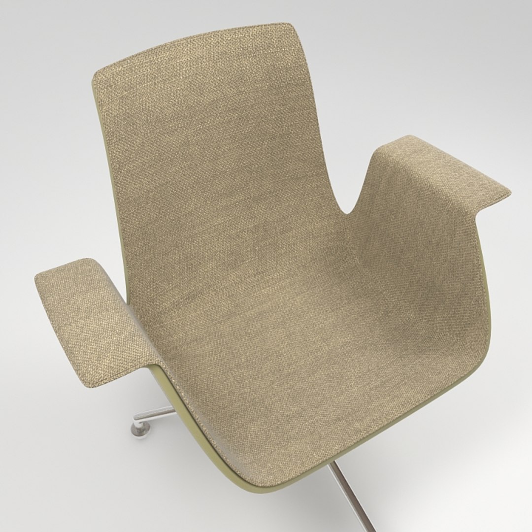 3d Walter Knoll Fk Lounge Chair