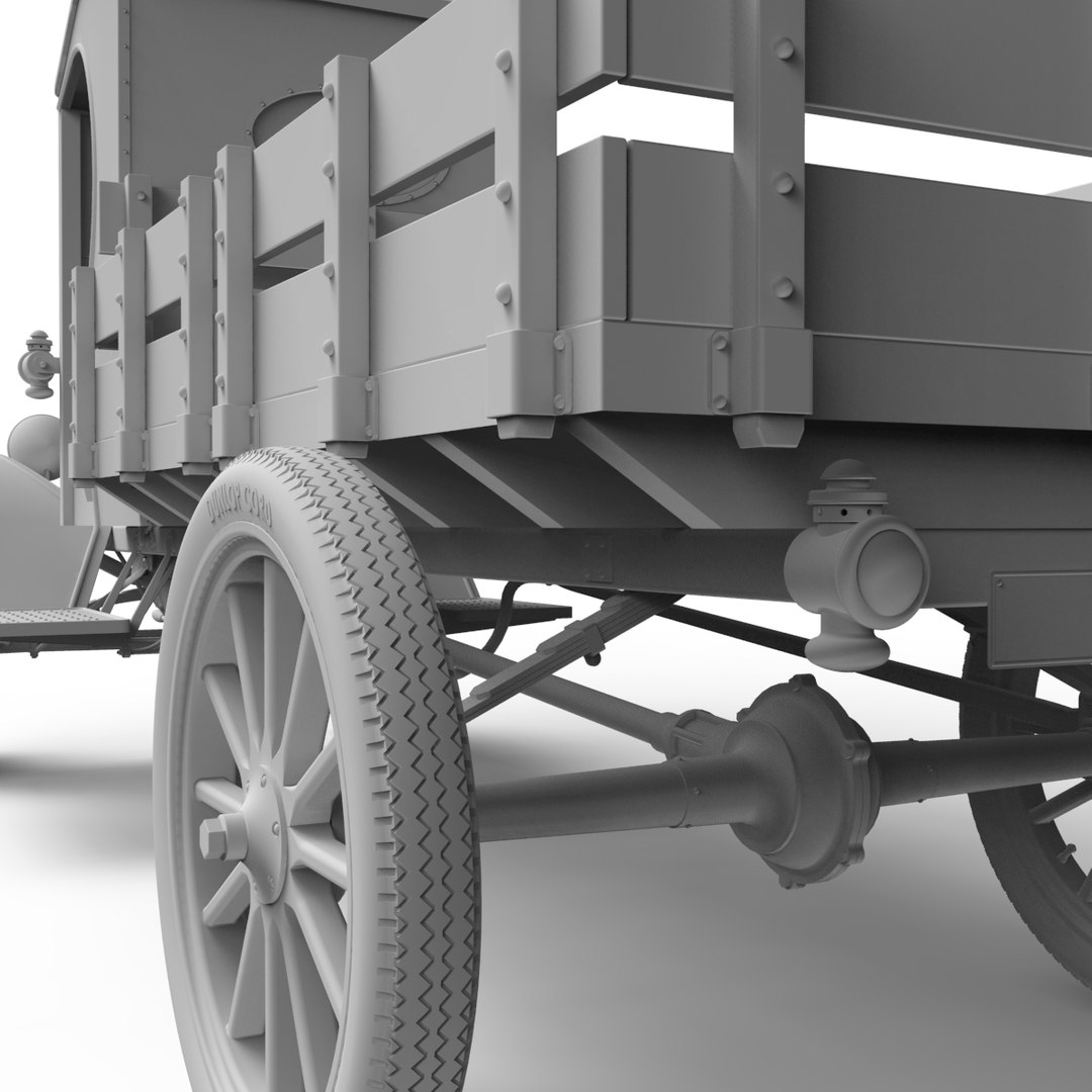 Automobile T Trucking Tt 3d Model