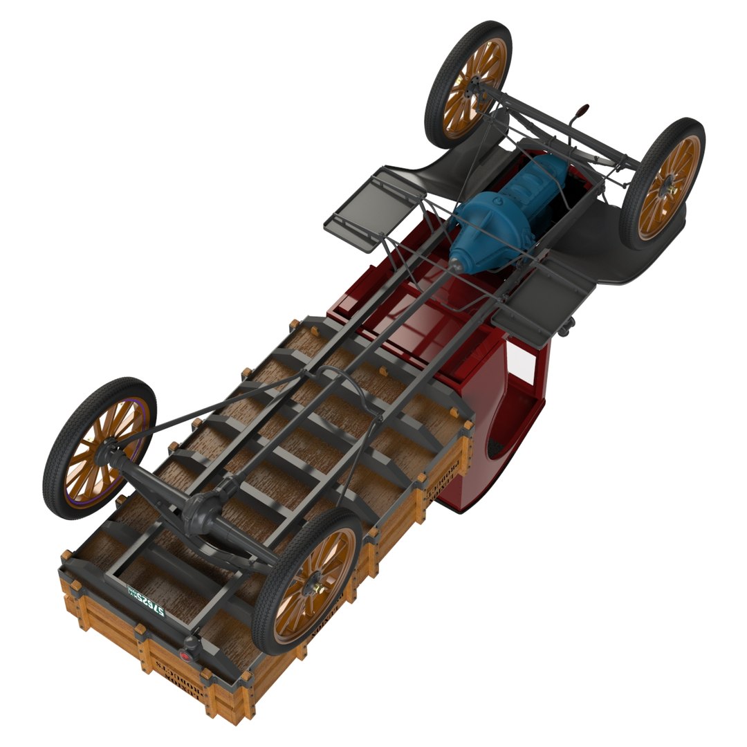 Automobile T Trucking Tt 3d Model