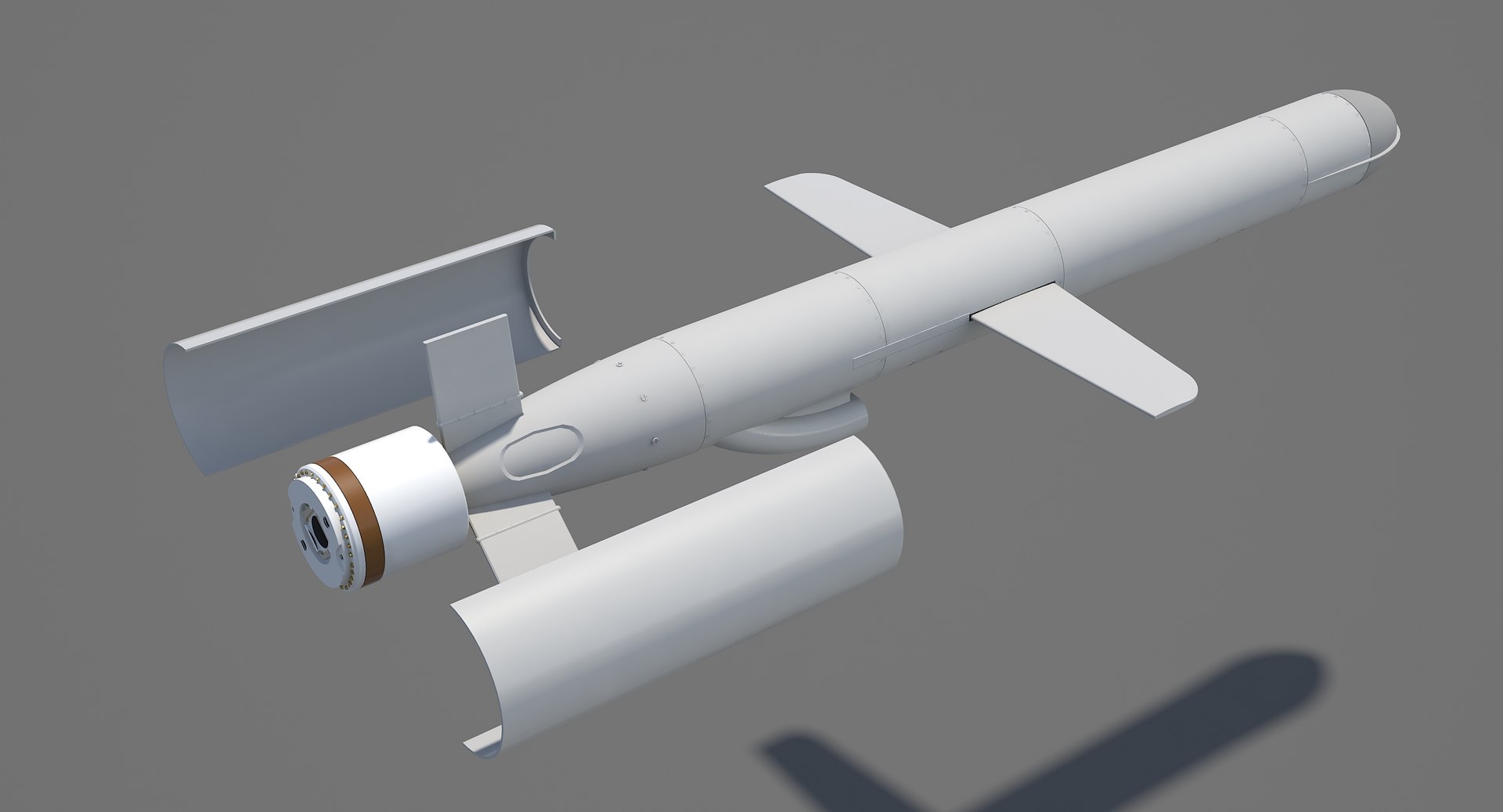 Bgm-109g block iv tomahawk missile 3D model - TurboSquid 1207974