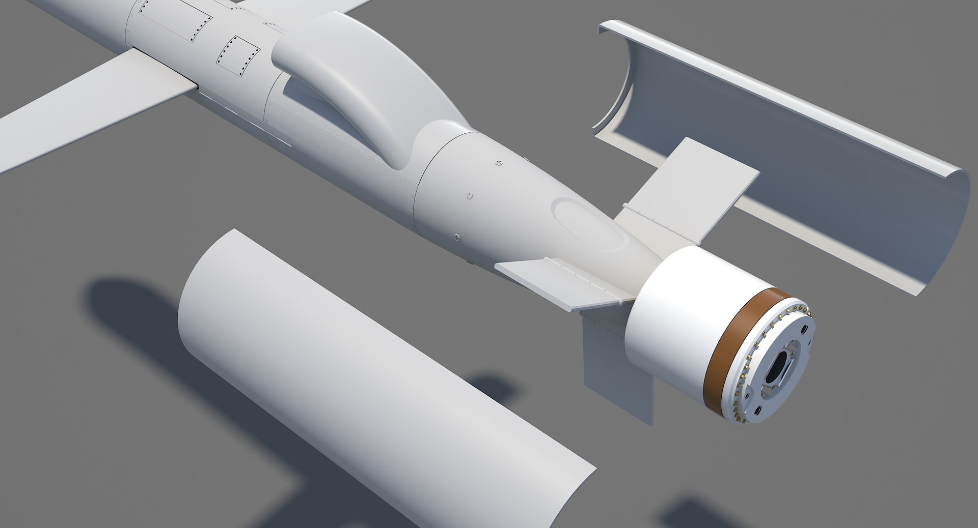 Bgm-109g block iv tomahawk missile 3D model - TurboSquid 1207974