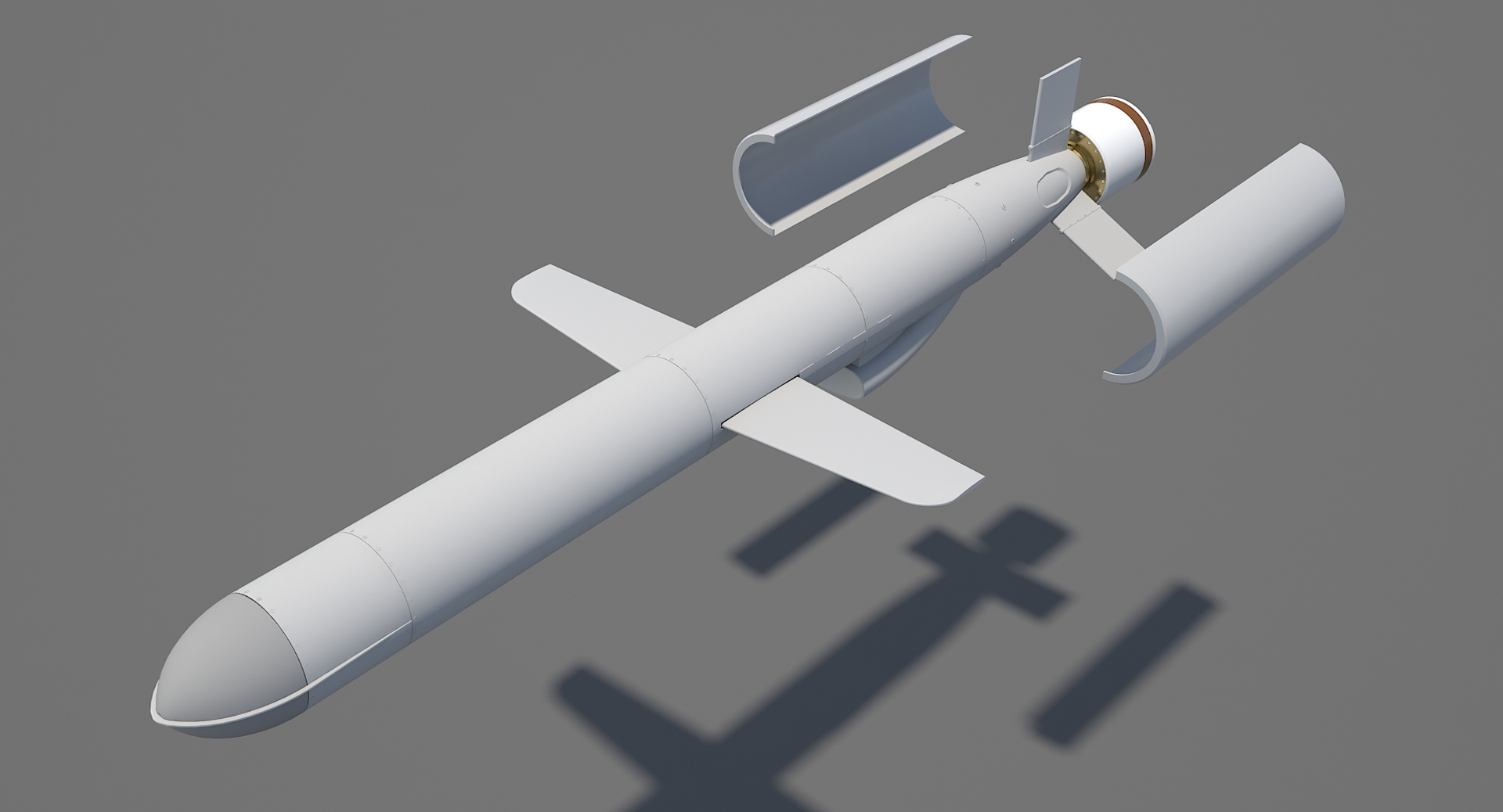 Bgm-109g block iv tomahawk missile 3D model - TurboSquid 1207974