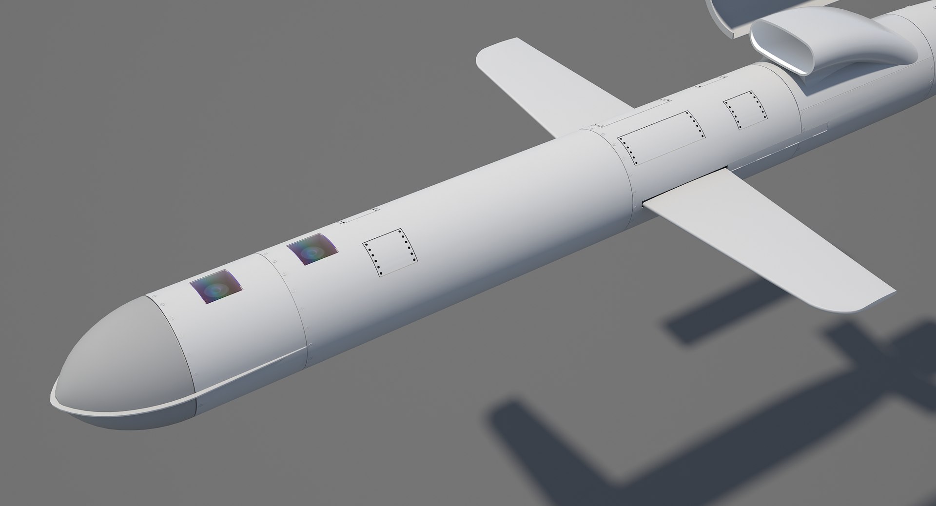 Bgm-109g block iv tomahawk missile 3D model - TurboSquid 1207974