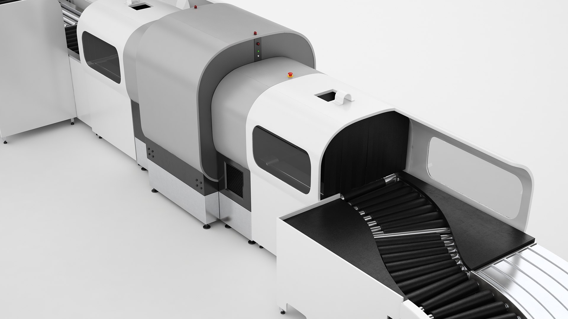 3D Security System Airport 01 model - TurboSquid 1775848