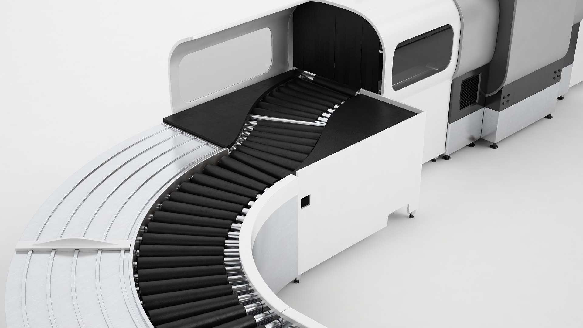 3D Security System Airport 01 Model - TurboSquid 1775848