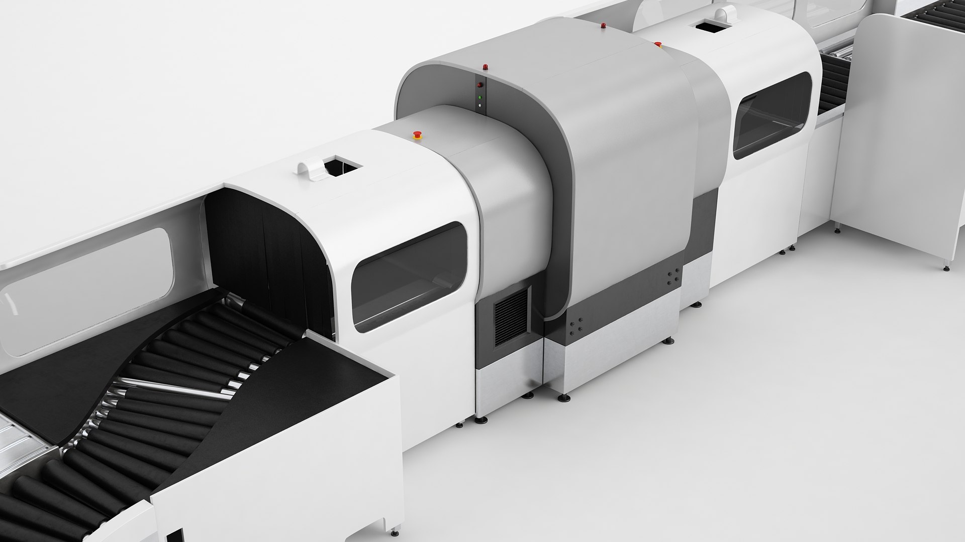 3D Security System Airport 01 Model - TurboSquid 1775848