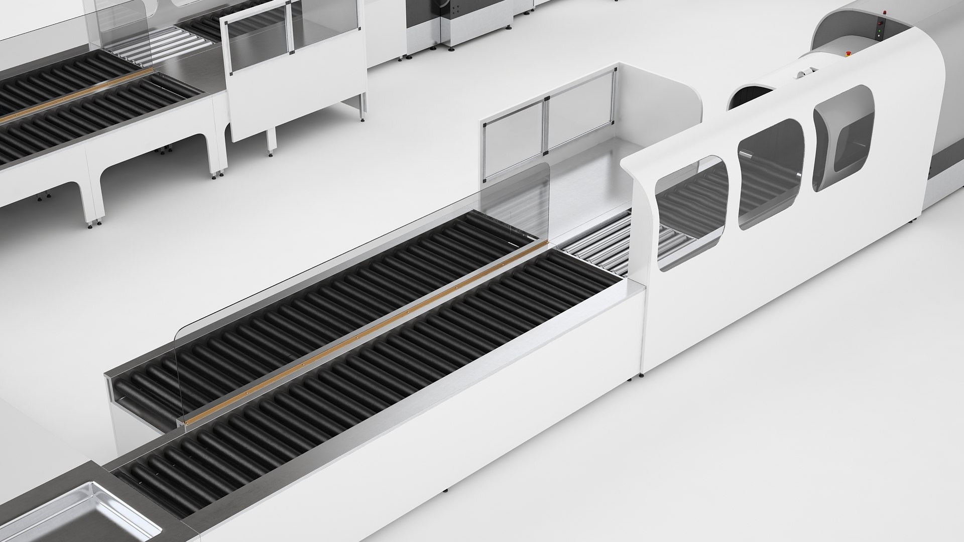 3D Security System Airport 01 model - TurboSquid 1775848