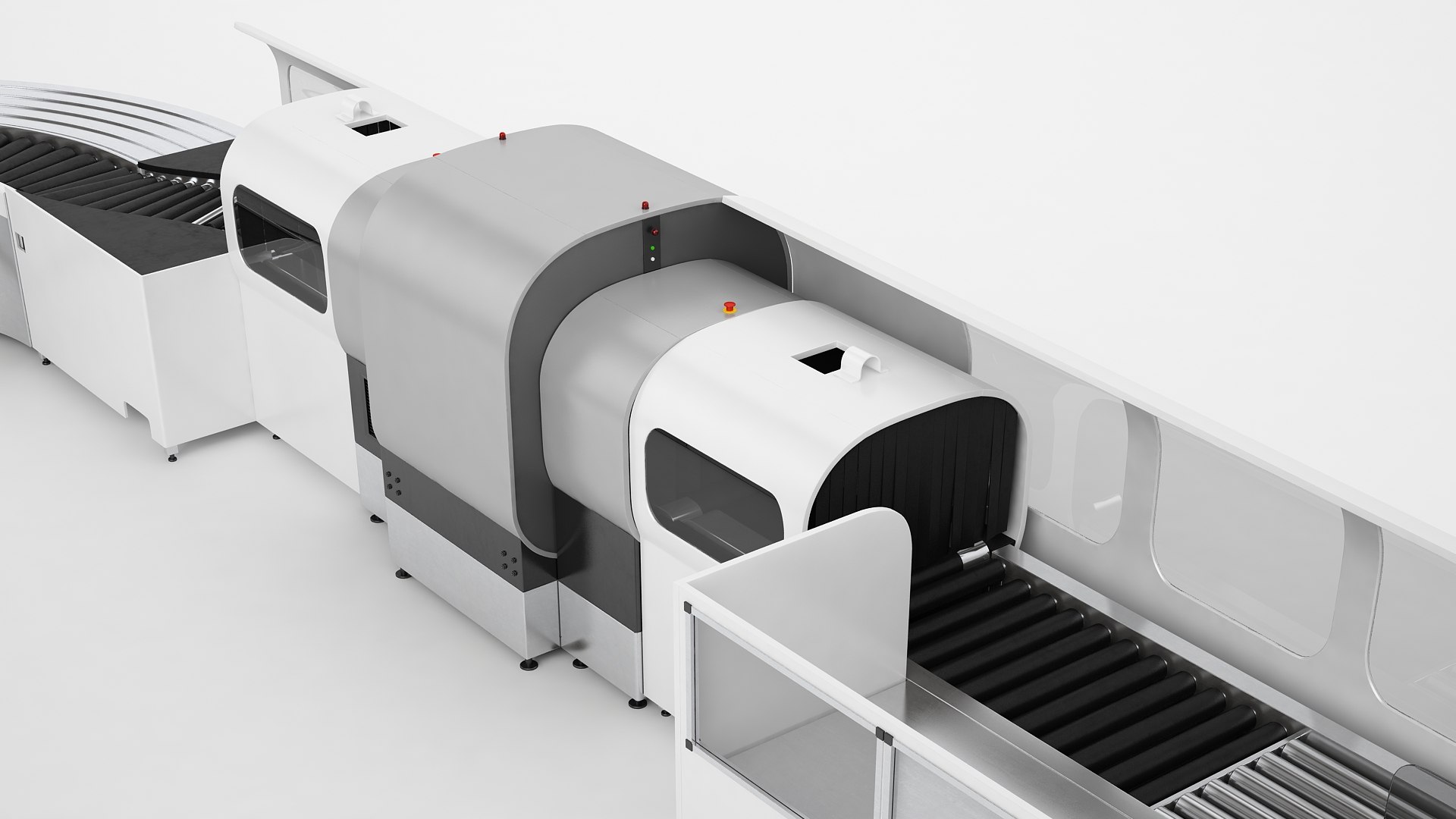 3D Security System Airport 01 Model - TurboSquid 1775848