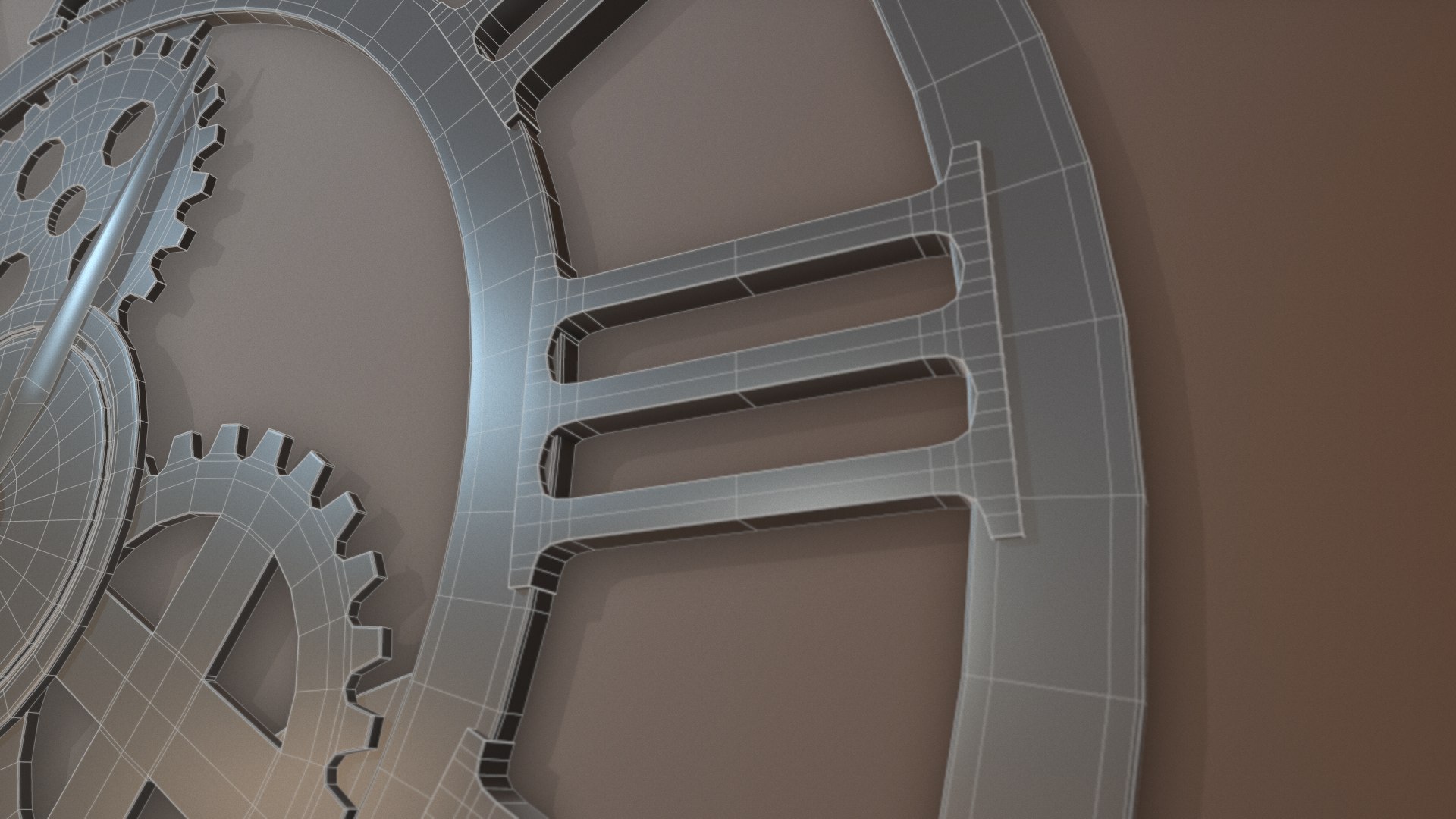 Iron Wall Clock Model - TurboSquid 1620987