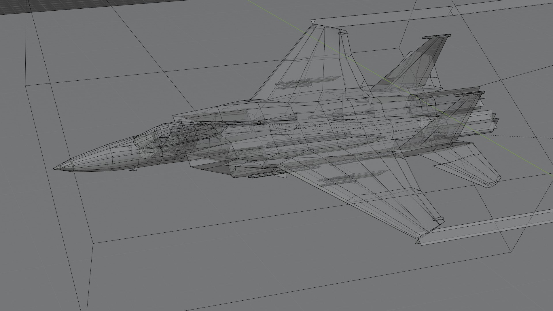 McDonnell Douglas F-15 Strike Eagle Lowpoly Jet Fighter 3D Model ...