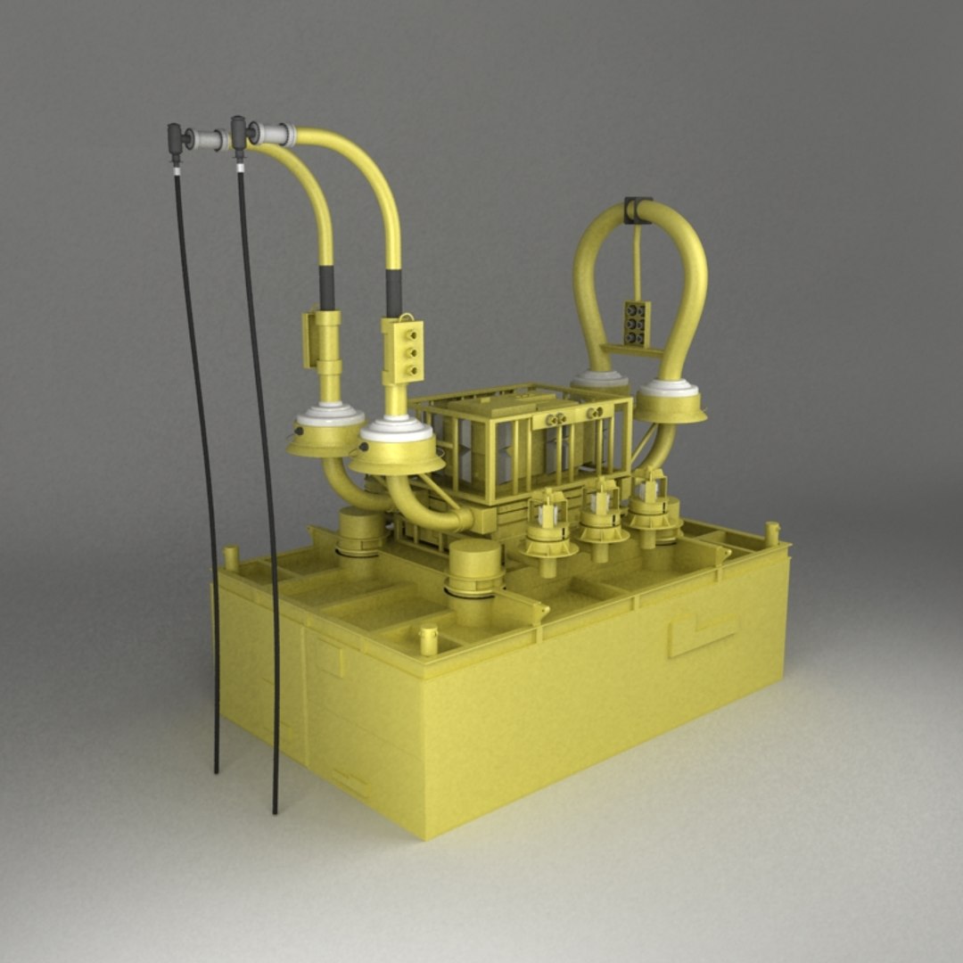 Subsea Production Sub Sea 3d Model