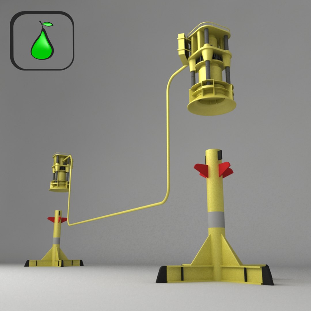 Subsea Production Sub Sea 3d Model
