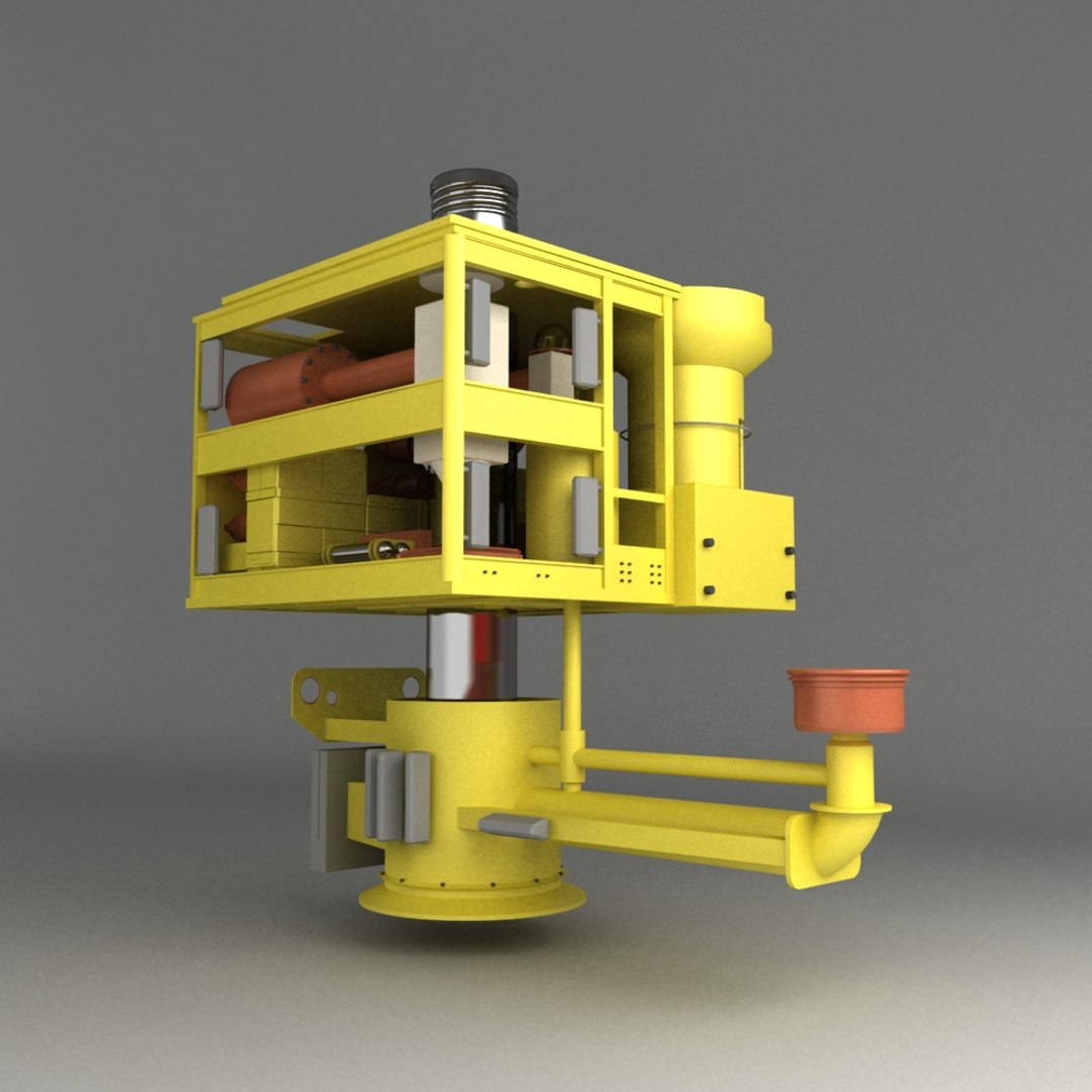 Subsea Production Sub Sea 3d Model